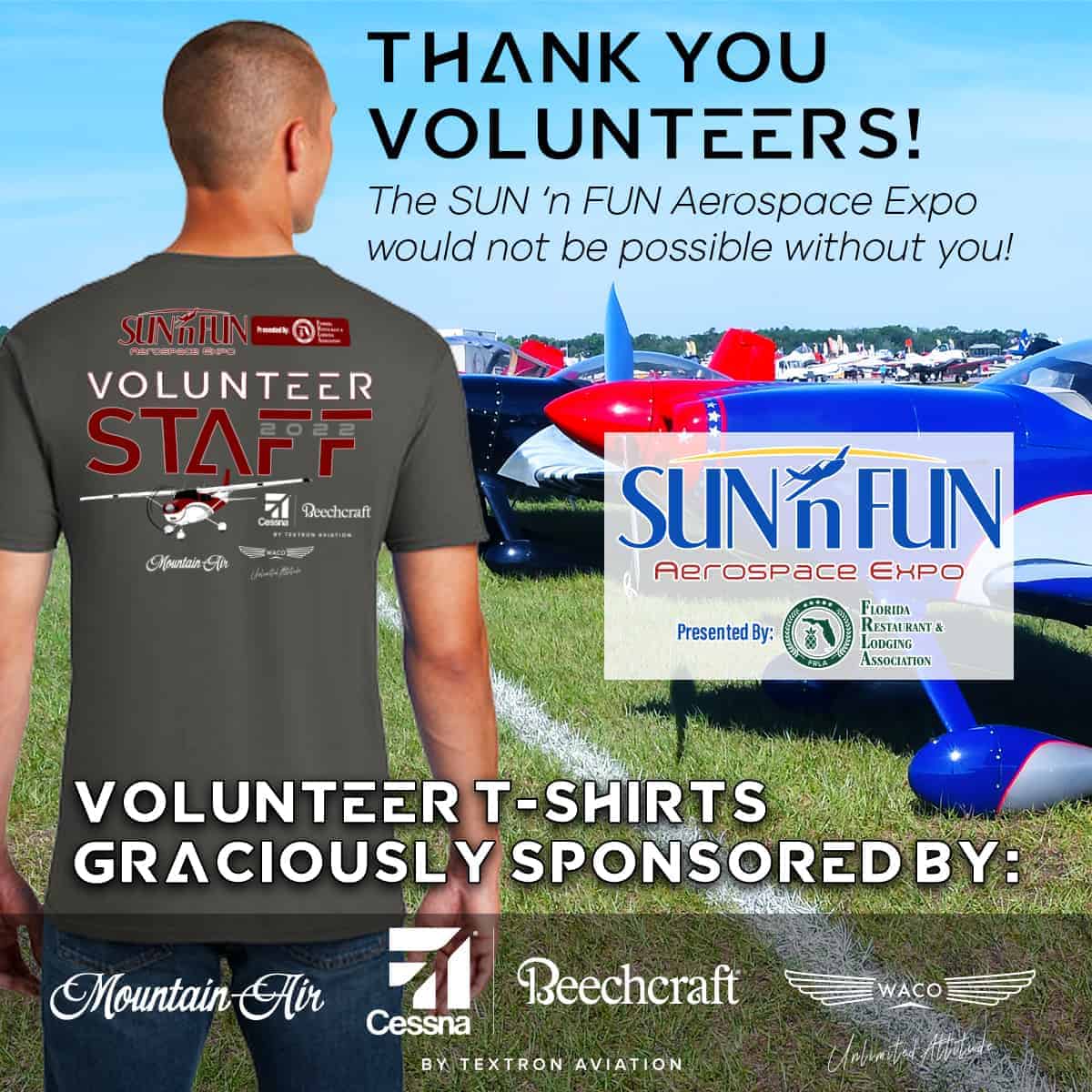 Textron Aviation, WACO Aircraft and Mountain Air Sponsor Volunteer T ...